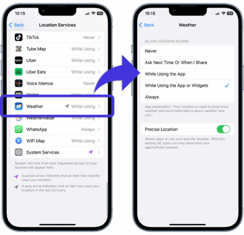Why Is Your iPhone's Location Icon Always On? | Certo Software